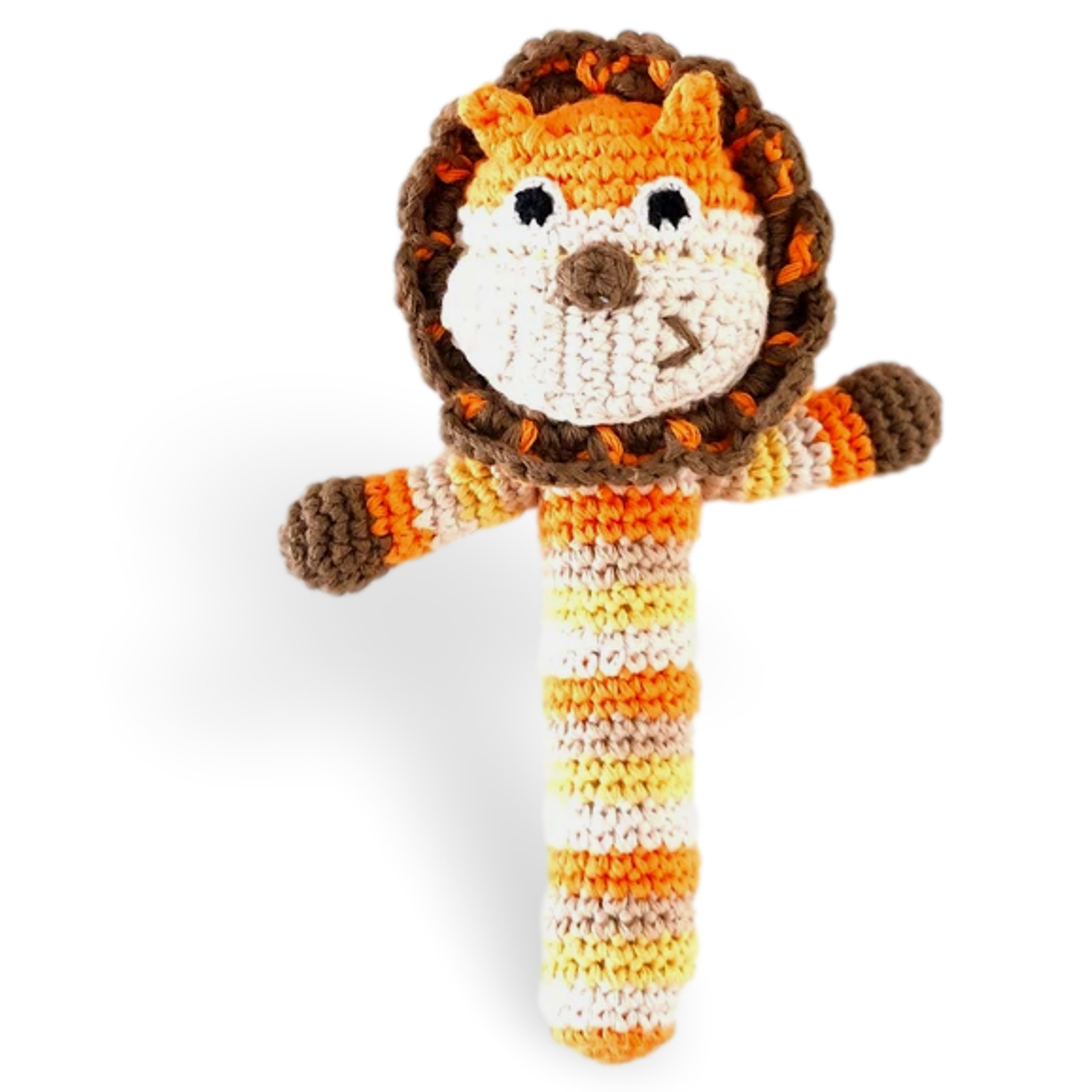 Stick rattle – lion organic – folkstory